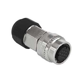 Waterproof 1510 Series, 10 Pin, Plug, Female Contact, Straight, Solder ...