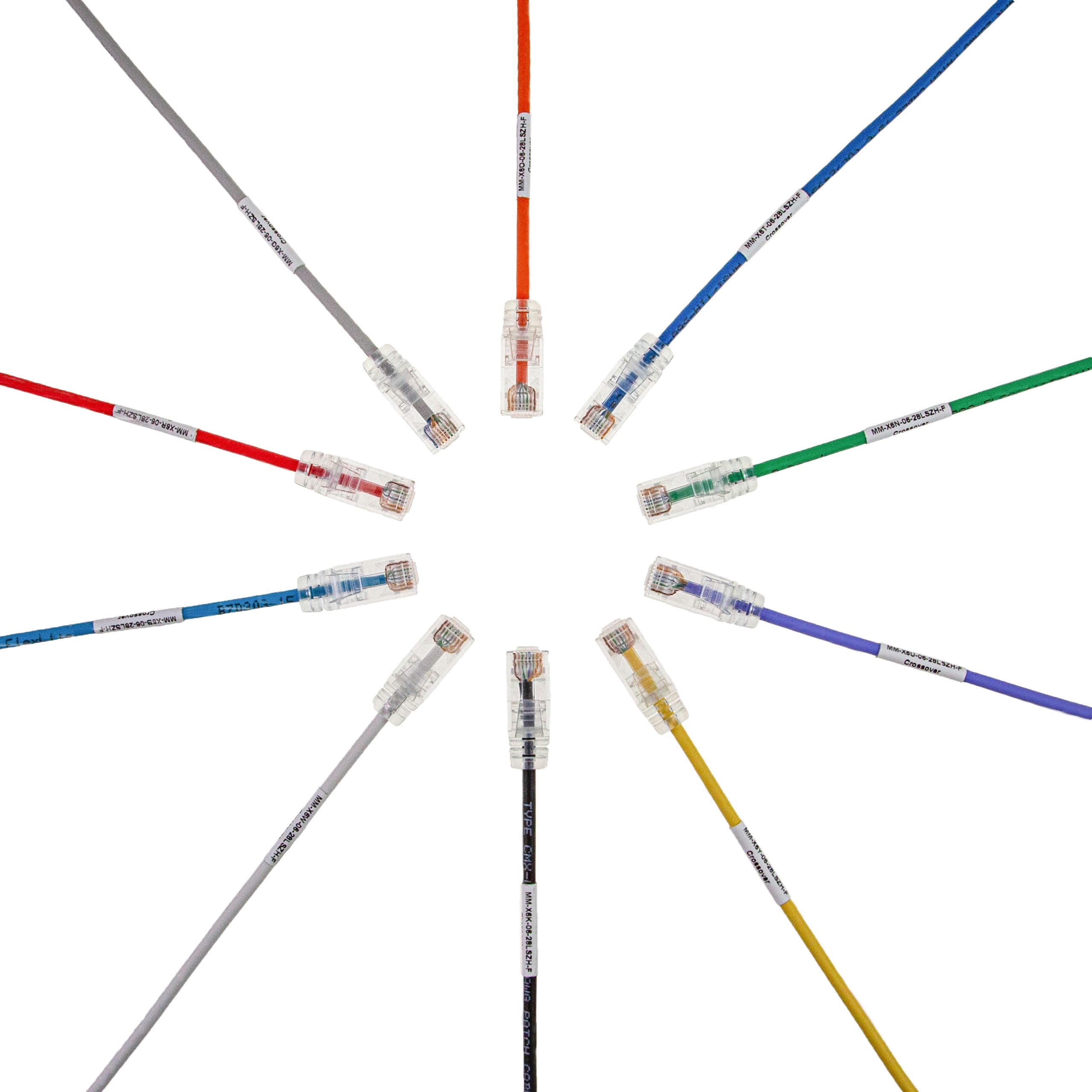 Crossover CAT6 28AWG Cable – FlexLite™ UTP LSZH – PTspeed