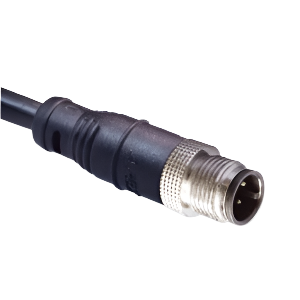 Waterproof Cable M12 D-Code 4 Pin Plug Male Contact to Open 1m – PTspeed