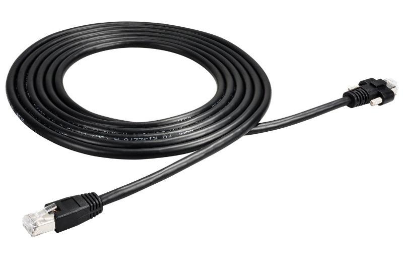 RJ45 Plug to RJ45 Plug with Dual Screw Lock Camera Cat.6 SSTP 3m Cable ...