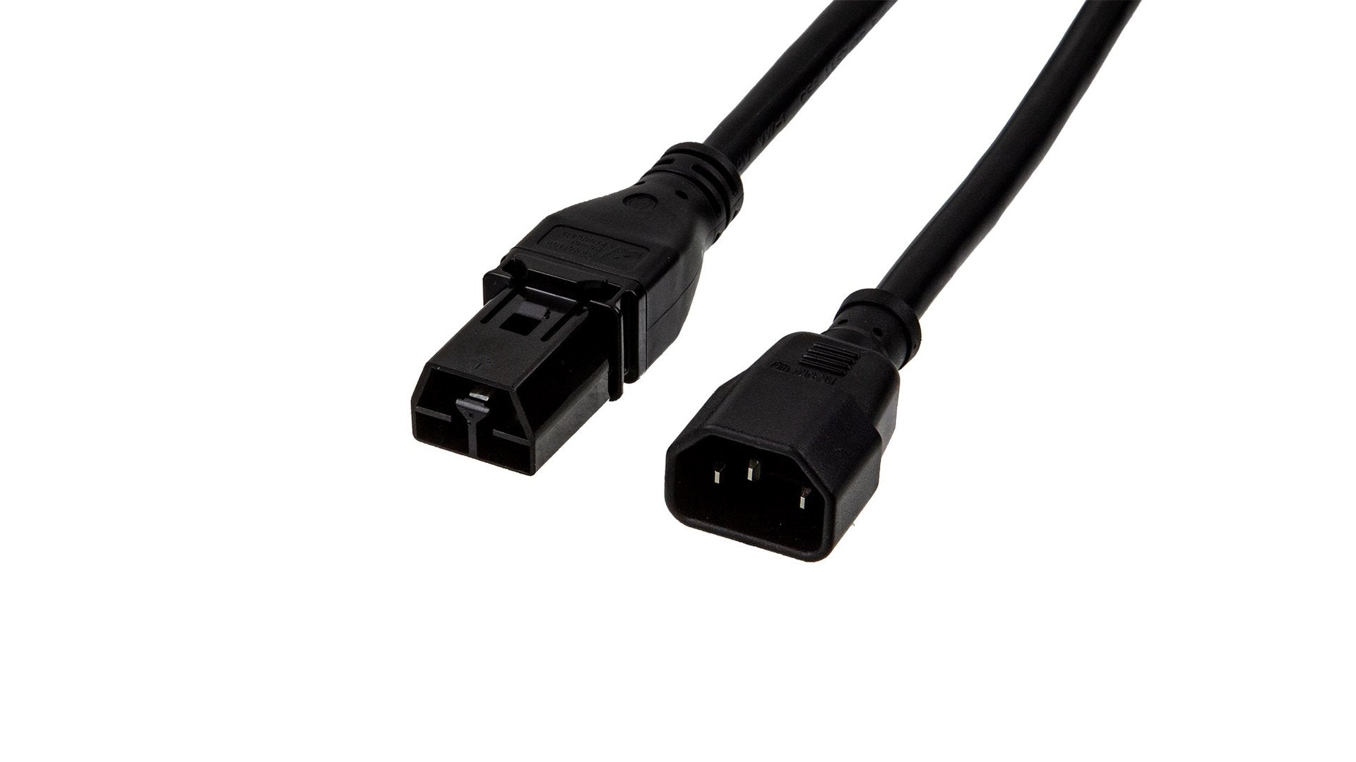 SAF-D-GRID® T-LATCH PLUG to IEC 320 C14, 14AWG 15A, 250V Black – PTspeed