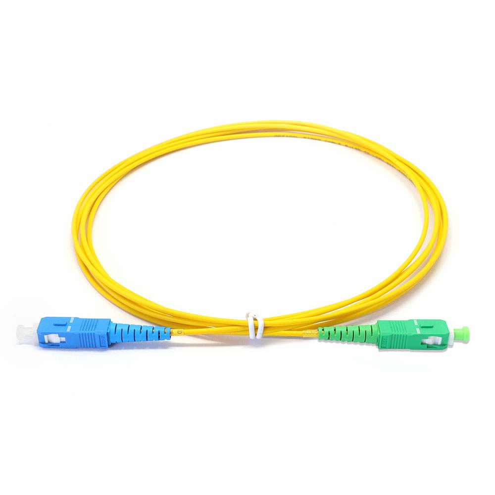 SC to SC Singlemode OS2 Simplex 9/125 OFNR Fiber Optic Patch Cable ...