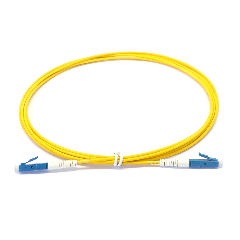 LC to LC Singlemode OS2 Simplex 9/125 OFNR Fiber Optic Patch Cable ...